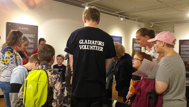 Glad to Help! Gladiators Volunteers on to Pastures New | Falkirk Council